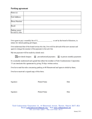 Fillable Online form-parking Fax Email Print - pdfFiller