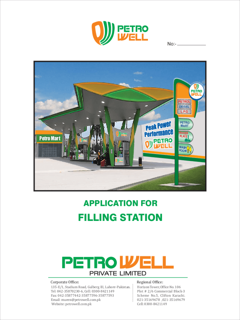 Fillable Online Application Form PetroWell 20... Fax Email Print ...
