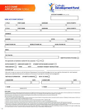 Fillable Online STUDENT NOTICE SAVER ACCOUNT APPLICATION FORM Fax Email ...