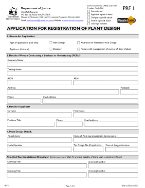 Fillable Online worksafe tas gov Fill - Free fillable APPLICATION FOR ...