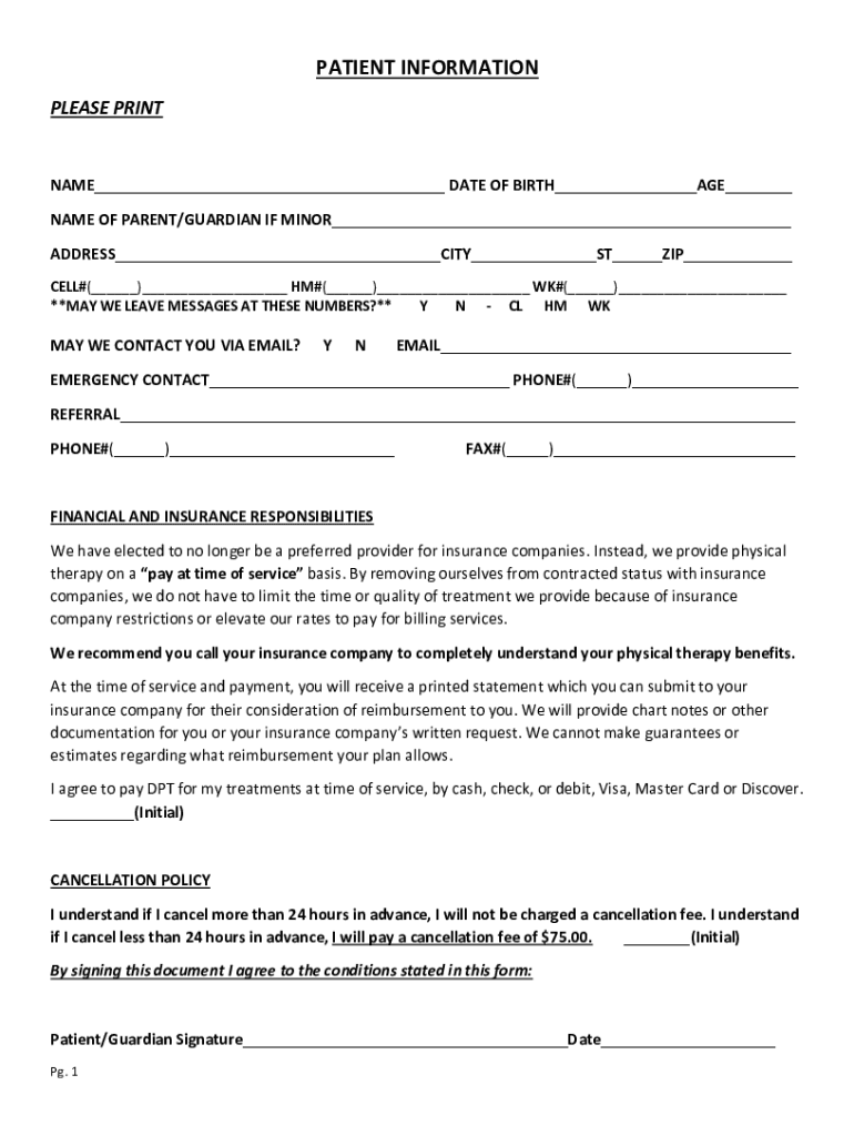 Fillable Online HL - GENERAL INTAKE FORM.docx Fax Email Print - pdfFiller
