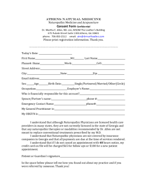 Fillable Online AIM Consent form with new number.docx Fax Email Print ...