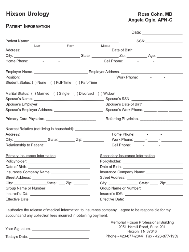 Fillable Online 27 Daily Medical Forms ideas medical, form, templates ...