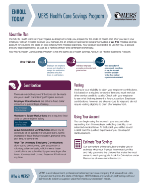 Fillable Online Health Care Savings PlanPlan OverviewMinnesota State ...