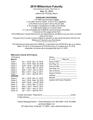 Fillable Online Millennium Classes and Sponsor Forms Fax Email Print ...