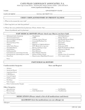 Fillable Online Chief Complaint Form - ComplaintInfo.com Fax Email ...