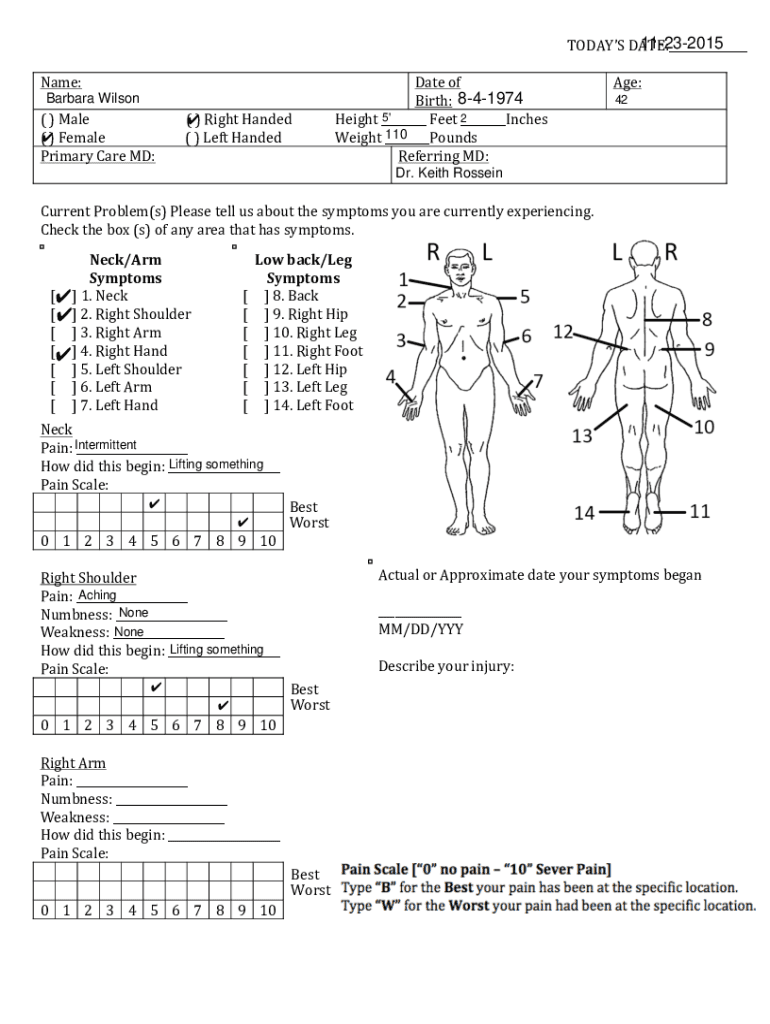 Fillable Online FREE 12+ Sample Medical Statement Forms in PDF MS ...