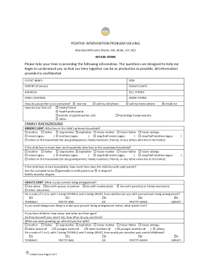 Fillable Online PIPS INTAKE FORM.docx Fax Email Print - pdfFiller
