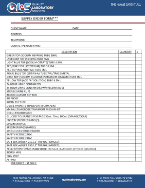 Fillable Online NEW SUPPLY FORM Fax Email Print - pdfFiller