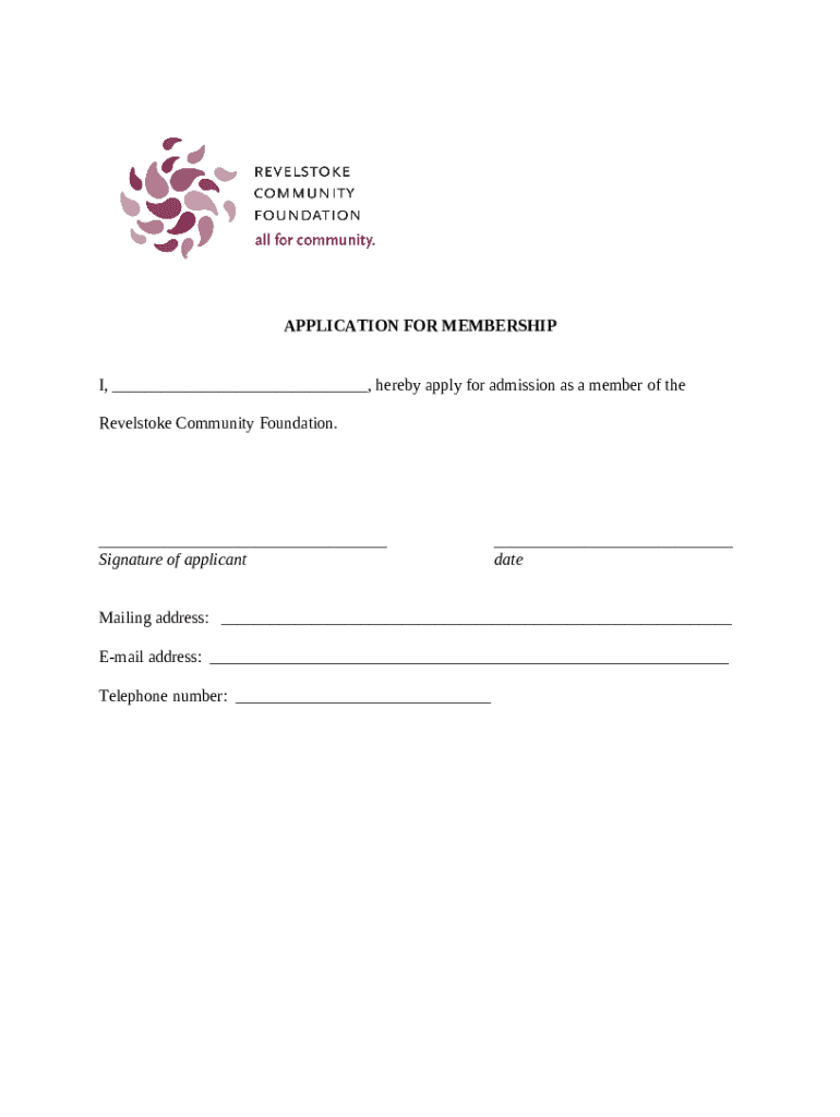 ASSOCIATE MEMBERSHIP APPLICATION - StudyLib Doc Template | pdfFiller