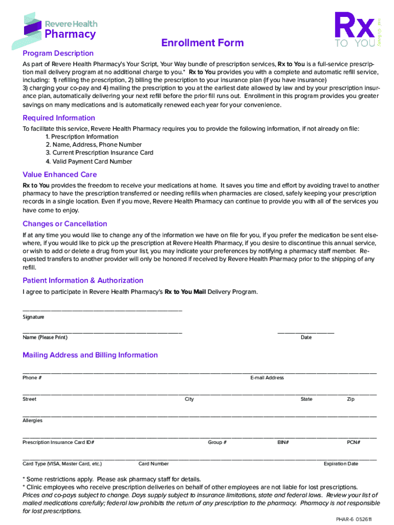 Fillable Online Pay your BillAbout Your Bill - Revere Health Fax Email ...