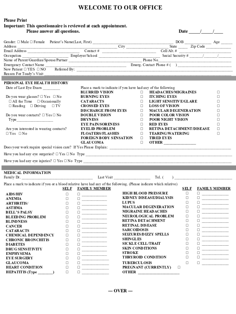 Health Assessment Form - Fill Online, Printable, Fillable, Blank ...
