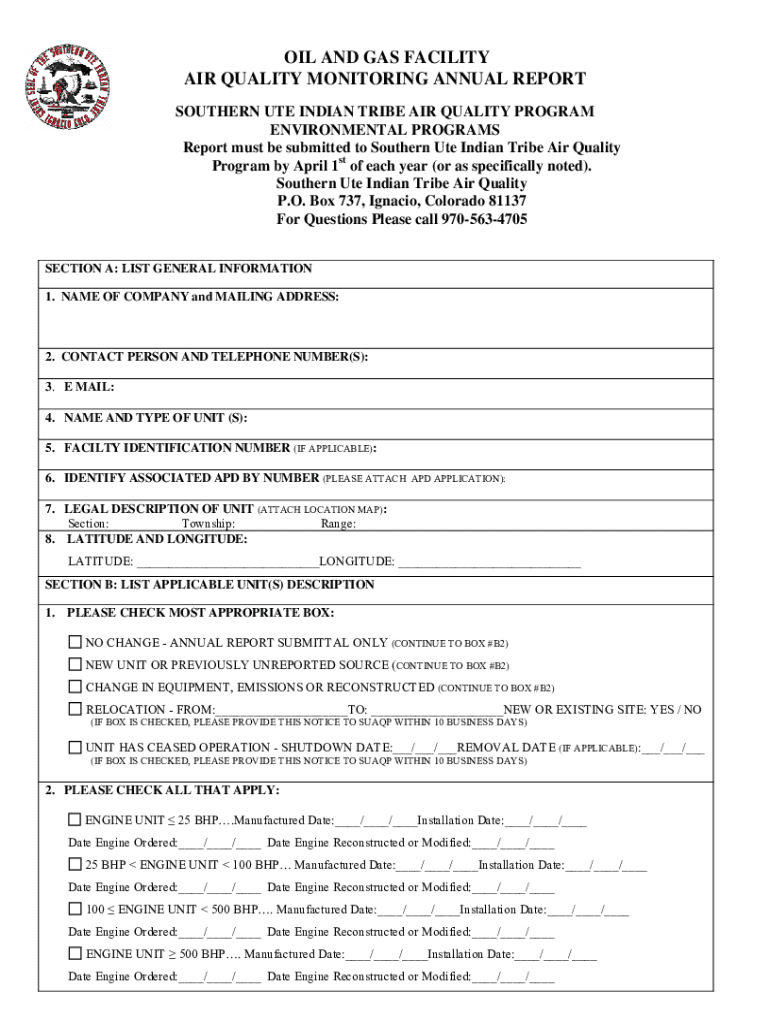 Fillable Online Air Quality Form Fax Email Print - pdfFiller