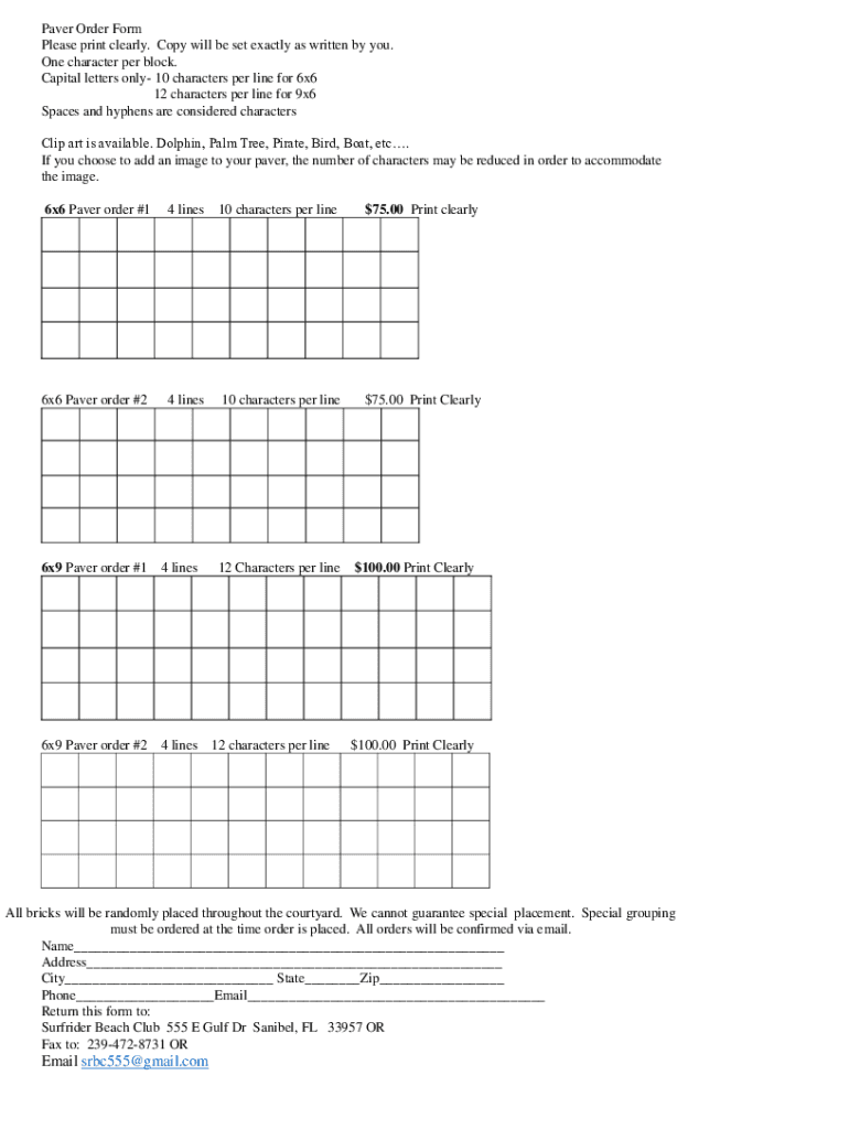Fillable Online Amazon.com: concrete paver forms Fax Email Print ...