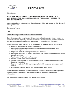 Fillable Online HIPAA Forms Explained: Privacy and Authorization ...