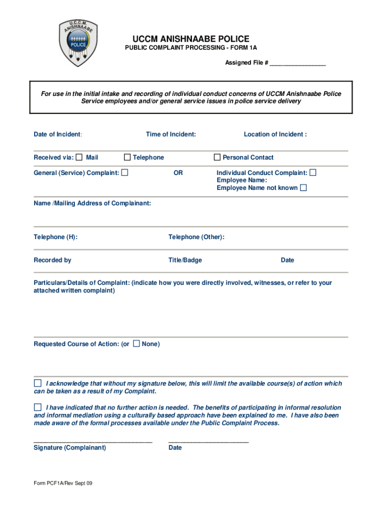 Fillable Online Police Commission Duties and Responsibilities - UCCM ...