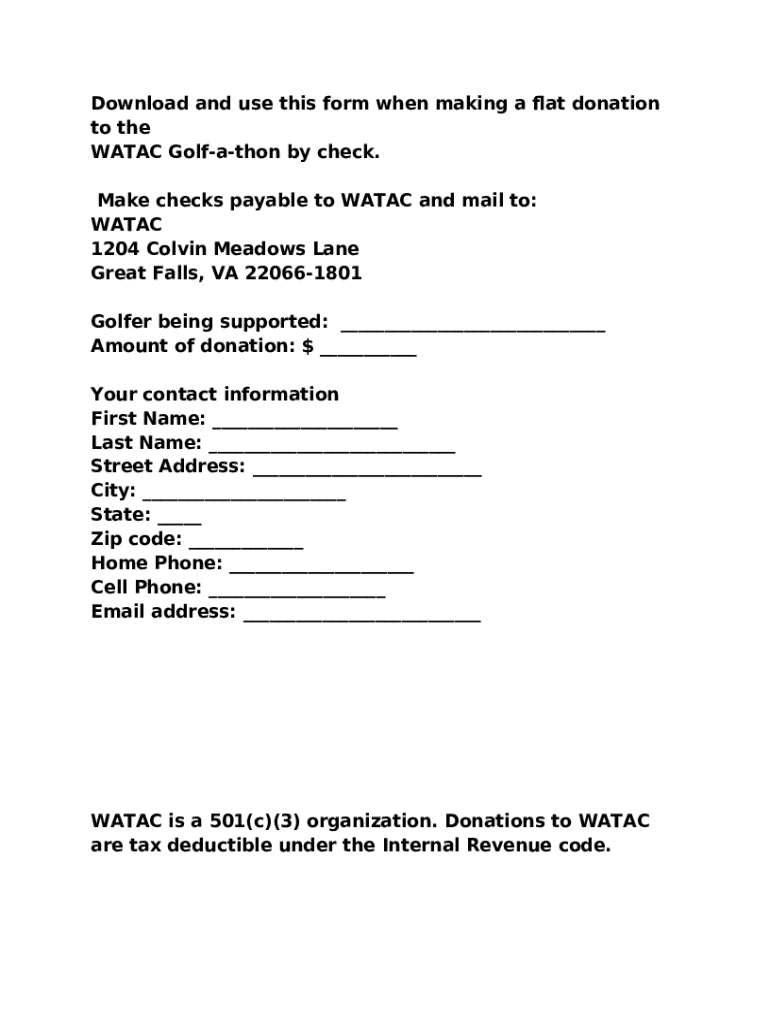 Download and use this when making a flat donation to the Doc Template ...