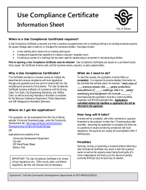 Fillable Online 14+ Compliance Certificate Templates - Word, PSD ...