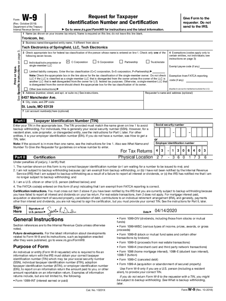 Fillable Online Tronicom, Inc Fax Email Print - pdfFiller