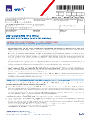 Fillable Online AXA-Customer Fact Find Form 2018 Fax Email Print ...