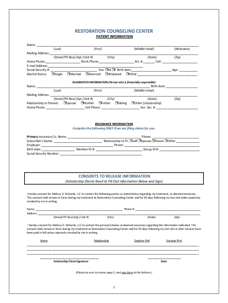 Fillable Online Update Patient Information Form Fax Email Print - pdfFiller