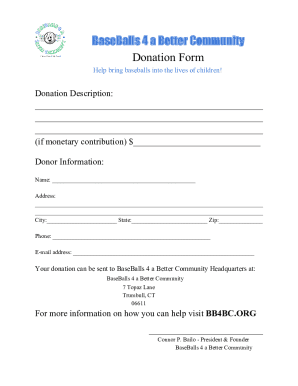 Fillable Online Donation Form Pdf - Fill and Sign Printable Template ...