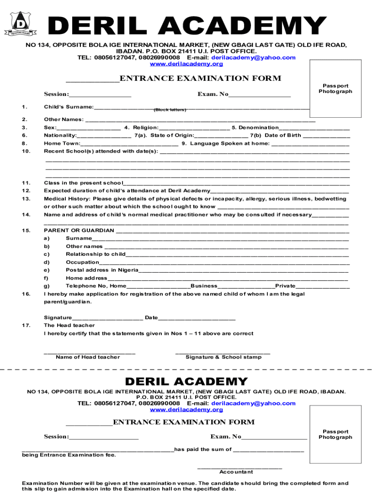 Deril Academy Photos - Fill Online, Printable, Fillable, Blank | pdfFiller