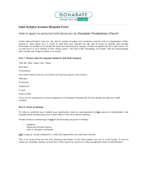 Fillable Online Data Subject Access Request (DSAR)Guidelines ...Right ...