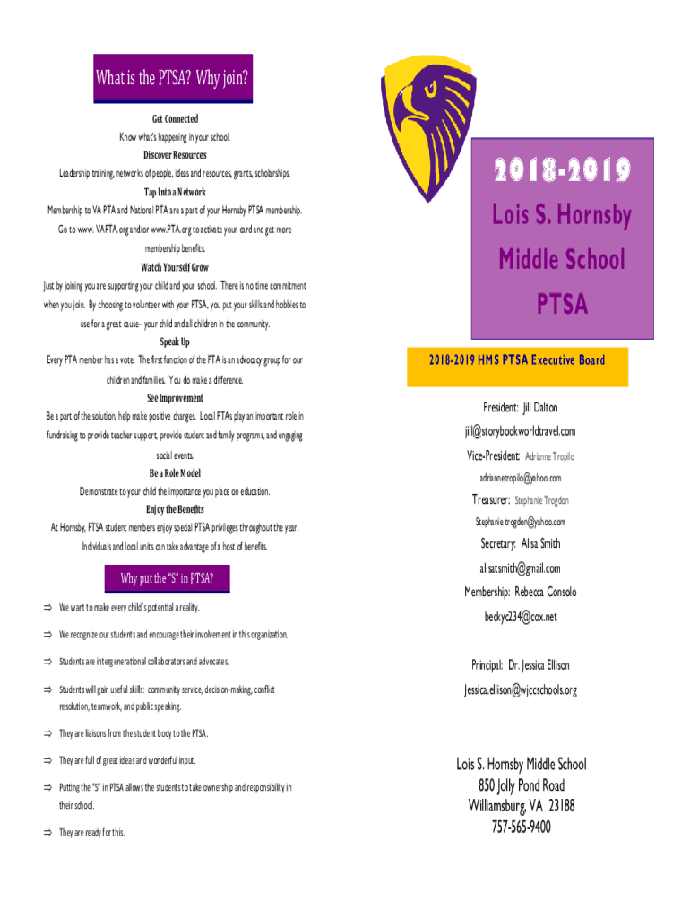 Fillable Online PTSA Resources - Run Your PTANational PTAPTSA Resources ...