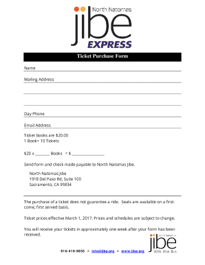 Fillable Online Admit One Ticket Template - PDF TemplatesJotForm Fax ...