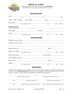 Fillable Online I received some medical forms to fill in. They're PDF ...