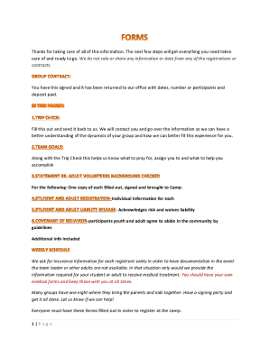 Fillable Online Participant Registration and Forms Fax Email Print ...