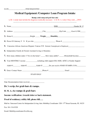 Fillable Online OPERATING GUIDE FOR MTOE MEDICAL EQUIPMENT ...