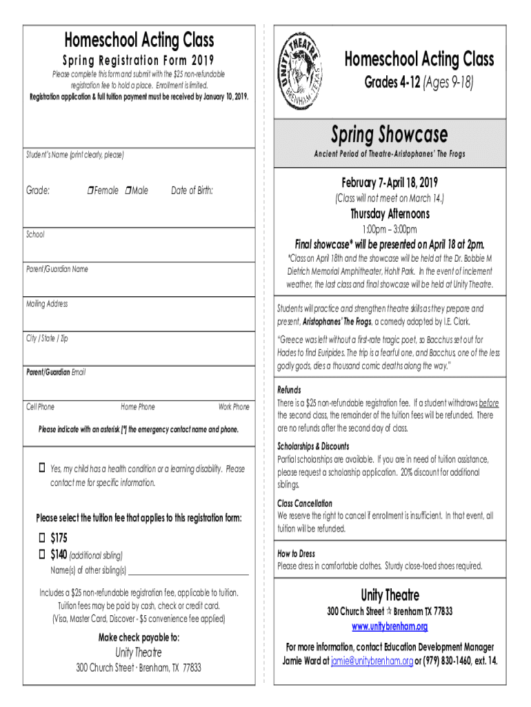 Fillable Online School Registration Form TemplateJotFormSchool ...