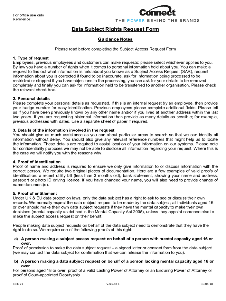 Fillable Online Preparing and submitting your subject access ...