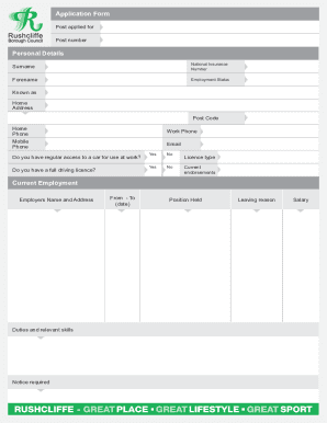Fillable Online Post Office Insurance Application Form in Fillable PDF ...