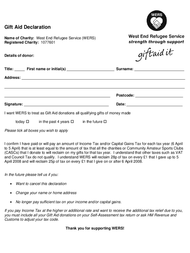 Fillable Online DOC Donations Form I would like to make a single gift of: 50 100 500 ... Fax ...