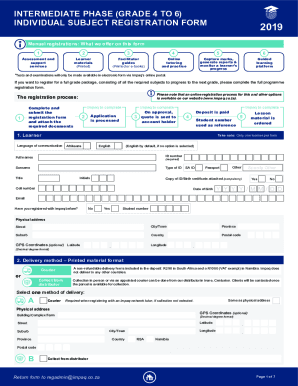 Fillable Online Grade 1 Registration Form - Pdf dokumente en e-boeke ...