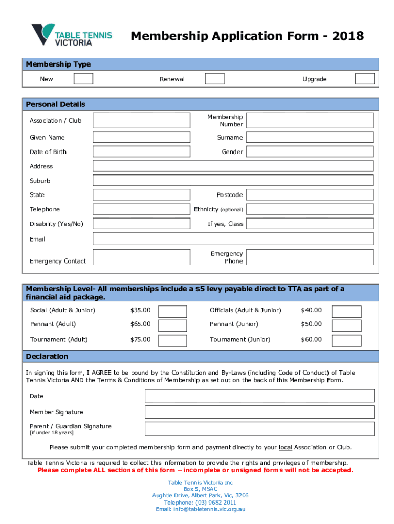 Fillable Online Club Membership Registration Form TemplateJotForm17 ...