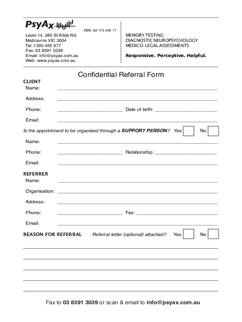 Fillable Online Cognitive Dementia and Memory Service (CDAMS) - PsyAx Fax Email Print - pdfFiller