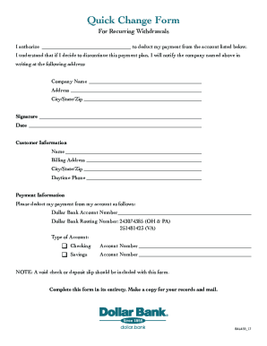 Fillable Online Recurring Payment Authorization FormReferenceFree ...