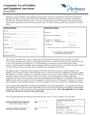 Fillable Online Facility Use Agreement - Form and Sample Documents Fax ...