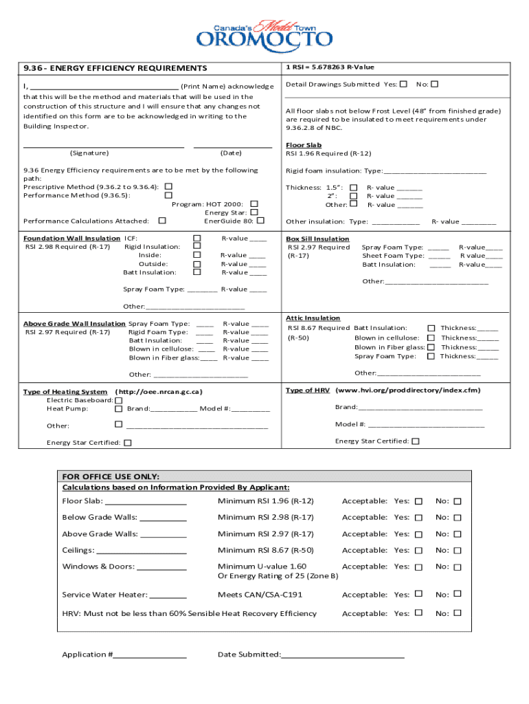 Fillable Online Energy Efficiency Form.docx Fax Email Print - pdfFiller