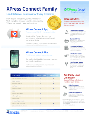 Fillable Online XPress Connect Family - AIMExpo CONNECTAIMExpo Fax ...