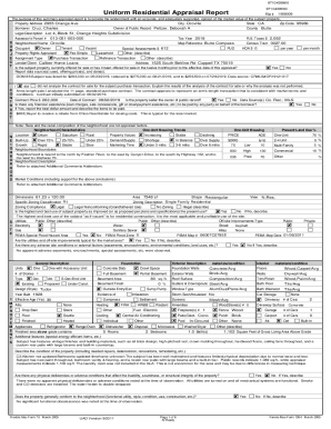 Fillable Online Residential Appraisal Form - Sample Forms Fax Email ...