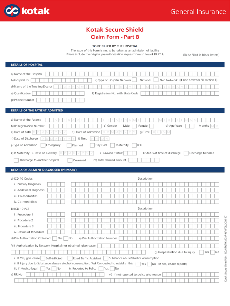Fillable Online KSS - Claim Form B.cdr Fax Email Print - pdfFiller