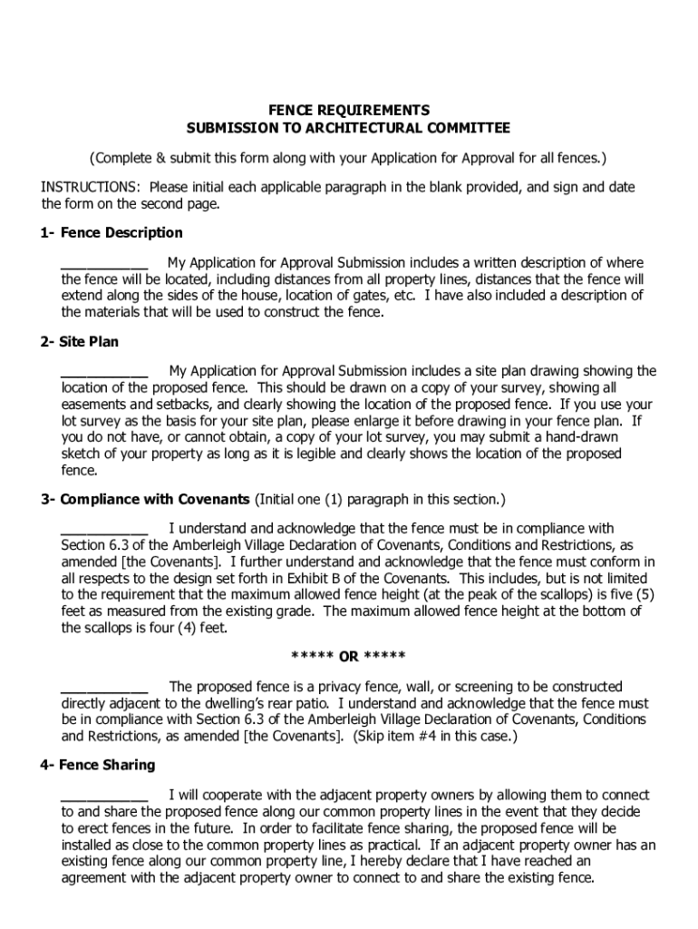 Fillable Online Architectural Application Form and Architectural ...