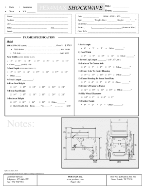Fillable Online Download the Shockwave Order Form PDF - PER4MAX Fax ...