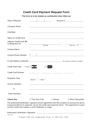 Fillable Online CREDIT CARD PAYMENT FORM - Federal Bureau of ...