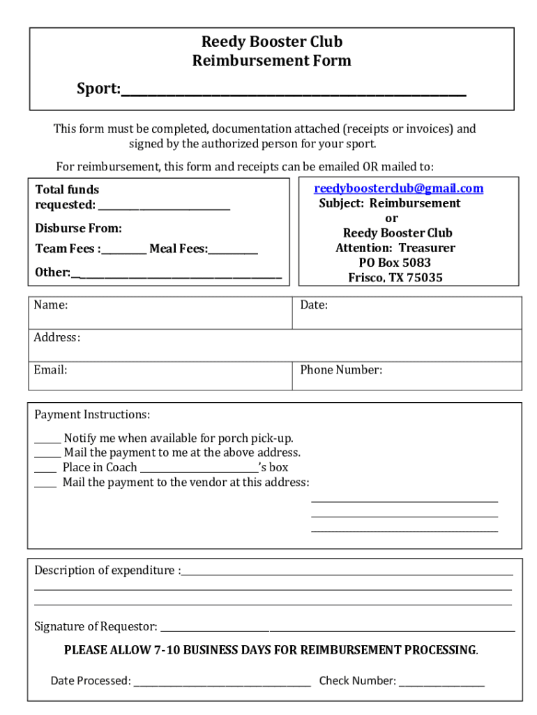 Fillable Online national booster club training council Fax Email Print ...